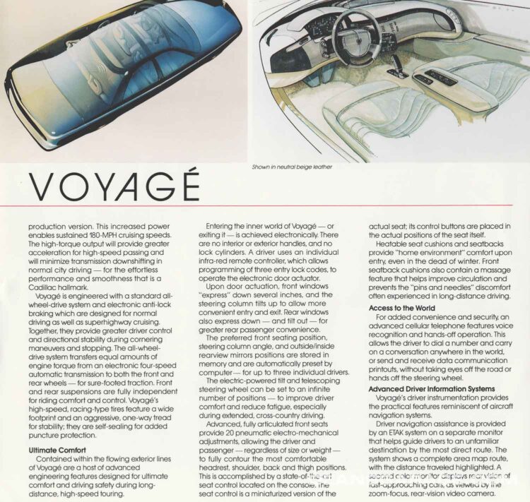 Creation of the Cadillac Voyage and Solitaire Concept Cars, Part 1 ...